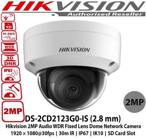 Hikvision DS 2CD2123G2 I S Fixed Dome Network Camera At 2500 Piece