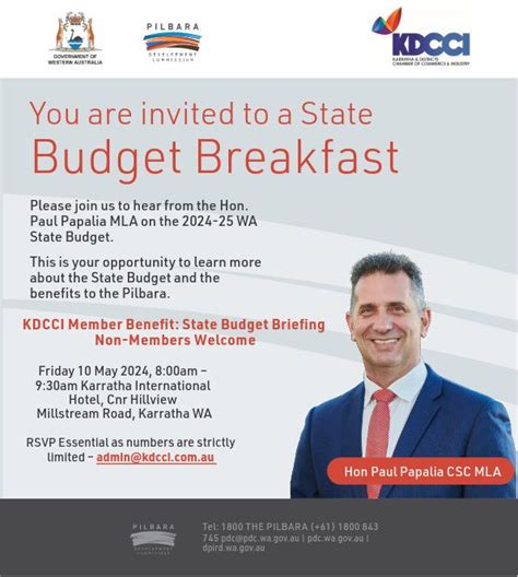 Pilbaradevelopment Statebudget2024 Economicdevelopment Communityevent Pilbararegion