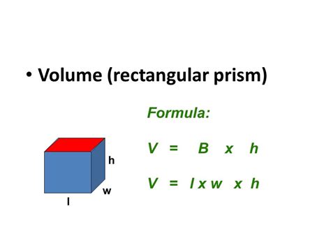Volume Formula For A Rectangle