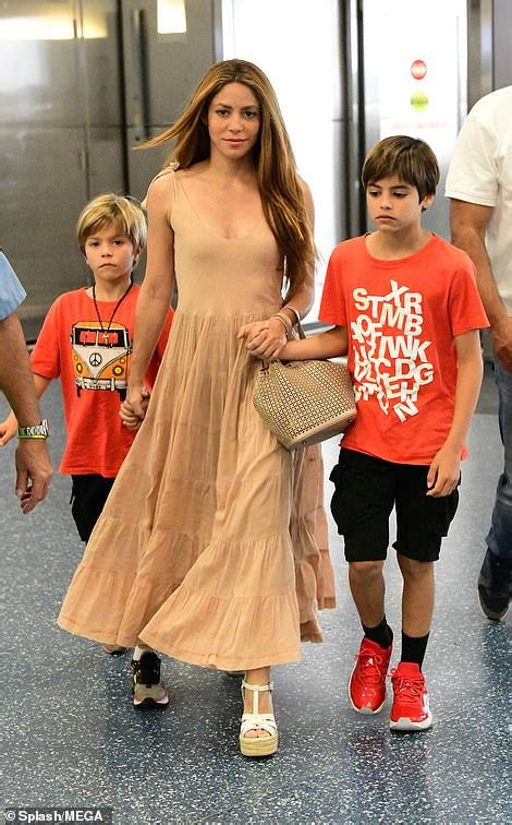 Shakira Puts On A Brave Face As She Steps Out With Her Sons In Miami Following Tax Fraud Charges
