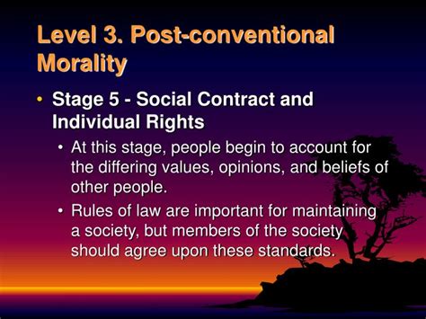 Conventional Morality Definition Stages Video