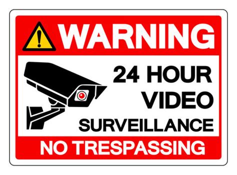 Video Surveillance Sign CCTV Camera Warning Sign
