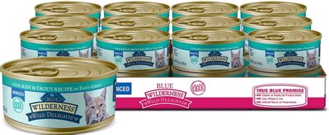 Blue Buffalo Wilderness Wild Delights Minced Chicken And Trout In Tasty