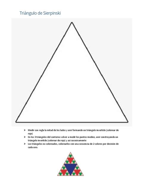 triangulo de sierpinski pdf