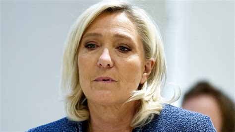 Marine Le Pen Speaks For First Time After Being Barred From French