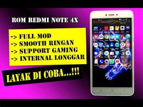 Custom Rom Redmi Note 4x Mido Full Mod YouTube