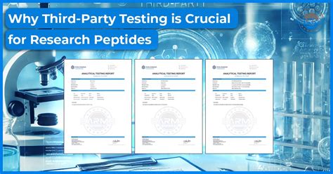 why third party testing is crucial for research peptides