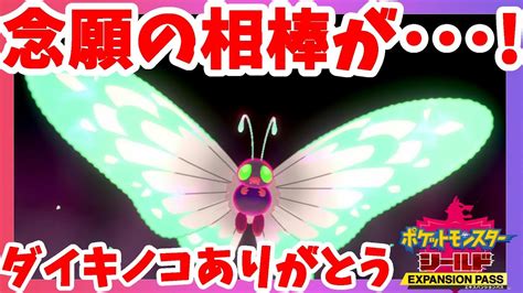 【ポケモンソードシールド】色違いバタフリーをキョダイマックスさせたら画面から消えた！？鎧の孤島【エキスパンションパス第1弾】 Youtube