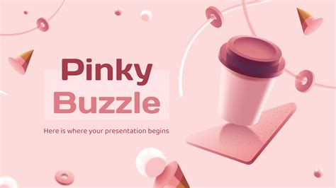 Modelos grátis a cor Rosa para Google Slides e PowerPoint