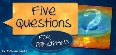 Five Questions Principia Edition Kats Answers Kind Ism
