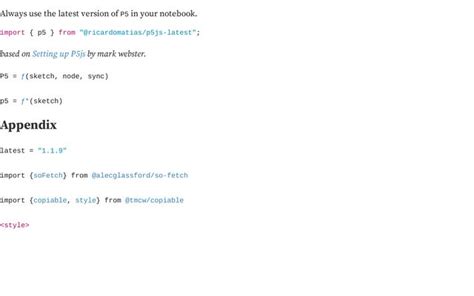 P5js Latest Ricardo Matias Observable