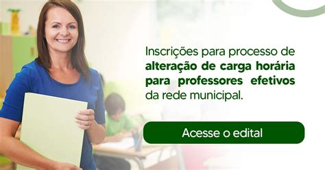 Três Barras divulga o Processo de Alteração de Carga Horária Temporária