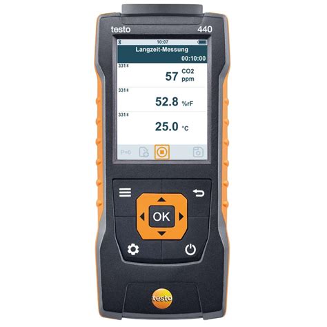 Цифровой гигрометр testo 440 с выносным датчиком, термогигрометр