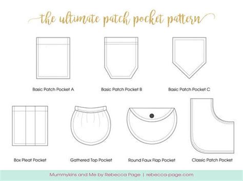 Ultimate Patch Pocket Pattern Etsy