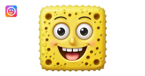 Spongebob Smiling With Teeth Emoji Ai Emoji Generator