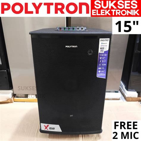 Jual Speaker Portable Polytron 15 In Paspro 15f7 Xbr Salon Cas 15in Pass Pro 15f7 12 F7