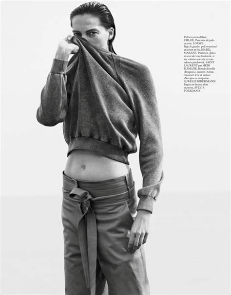 Daria Werbowy By David Sims For Vogue Paris