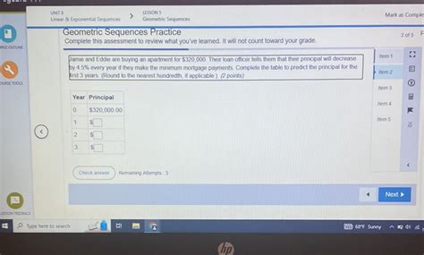 Unit 8 Lesson 5 Linear And Exponential Sequences Geometric Sequences Mark