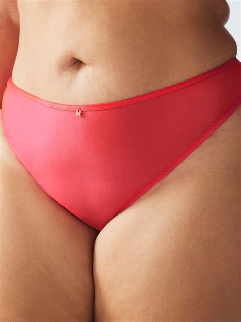 Sheer X Thong Panty In Pink And Red Savage X Fenty France