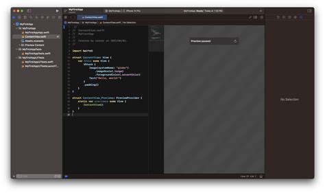 Swift 프로젝트 생성과 Xcode Ide Hello Swift World
