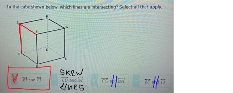 Skew Lines In A Cube