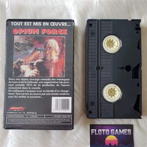 Vhs Dorigine Fr Opium Force Atlantic Home Video 1987 Floto