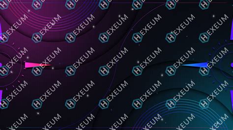 Eclipse Neon Stream Background Hexeum