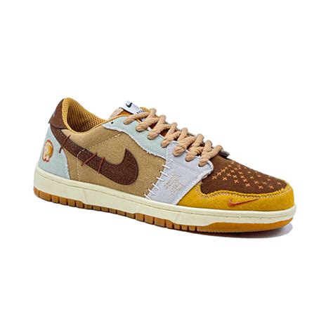 پوشاکس قیمت و خرید کتونی مردانه اسپرت مدل نایک وودو Voodoo رنگ خردلی کد 6459 پوشاکس