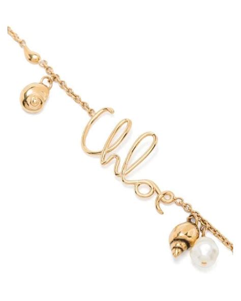 Chloé The Necklace In Metallic Lyst