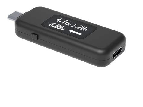 Plugable Usb C Power Meter Tester For Monitoring Usb C Connections Up To W Digital