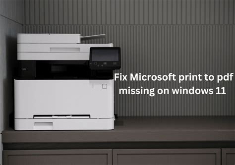 Fixes Microsoft Print To PDF Missing On Windows EaseUS