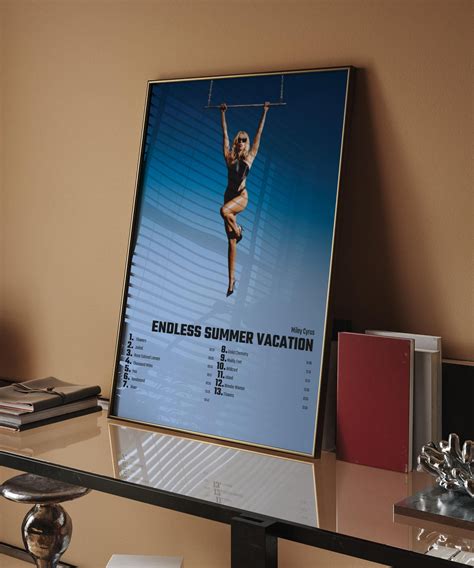 Miley Cyrus Endless Summer Vacation Album Cover Poster
