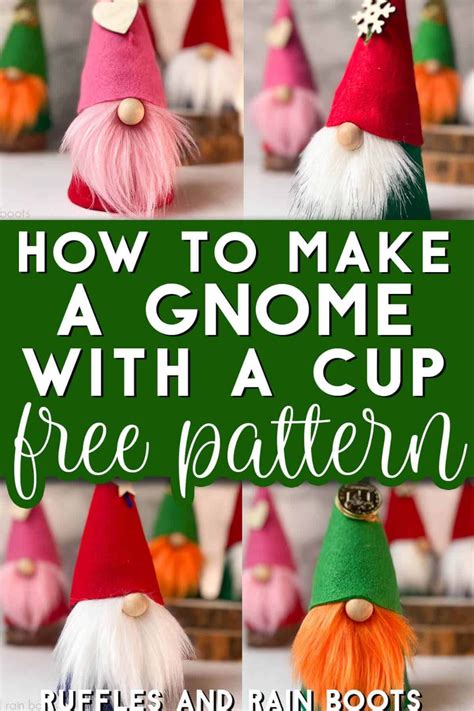 St Patrick S Day Gnomes Gnomes Diy Gnomes Crafts Gnome Tutorial Cup