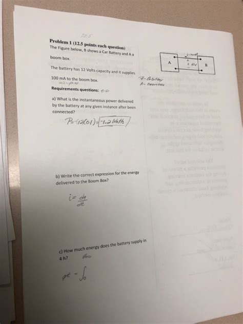 Solved Problem Points Each Question A The Chegg