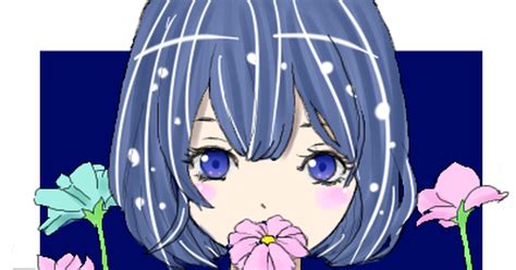 女の子 花に願いを ねこにょ🐱 旧名二枚舌ねこののイラスト Pixiv
