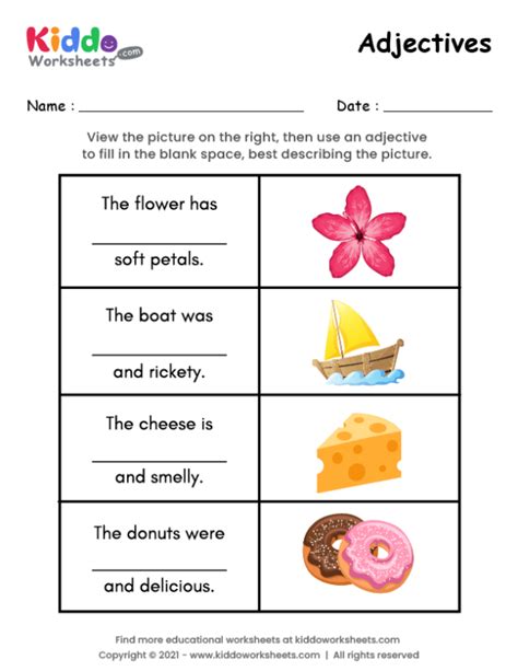 Fun Exercises To Practice Adjectives