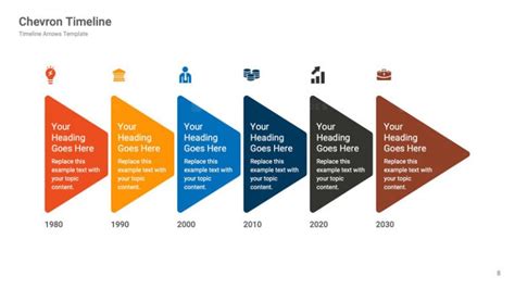 Arrow Timelines Diagram PowerPoint PPT Template FlySlides