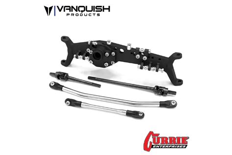 Vanquish Black Aluminium Capra Front Currie F9 Portal Axle Differential