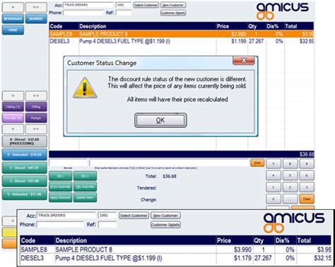 An Example In Customer Pricing Amicus Documentation