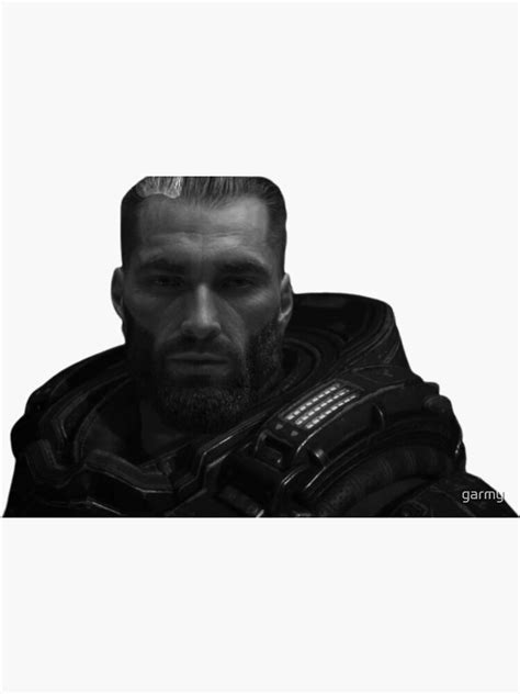 Gigachad Meme Sticker For Sale By Garmy Redbubble