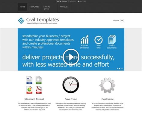 Civil Engineering Templates Project Management Document Templates Hot Deal