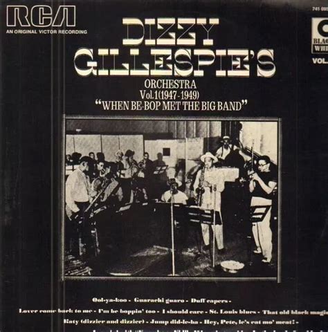 Lp Dizzy Gillespie Dizzy Gillespies Orchestra Vol 1 1947 1949