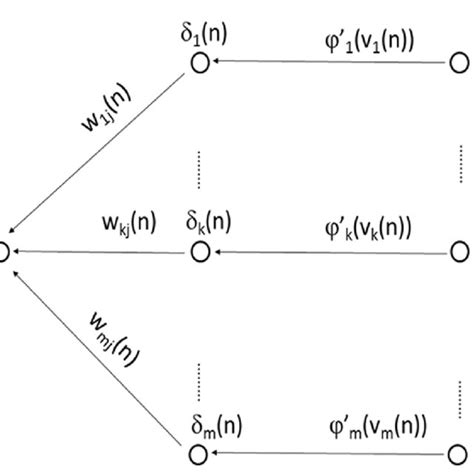 Signal Flow Diagram For Back Propagation Of Error Signal E I In Mlp