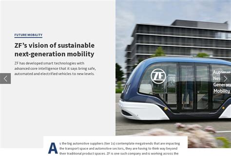 Zfs Vision Of Sustainable Next Generation Mobility Just Auto