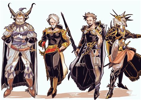 Galuf Halm Baldesion Dorgann Klauser Xezat Matias Surgate And Kelger Vlondett Final Fantasy