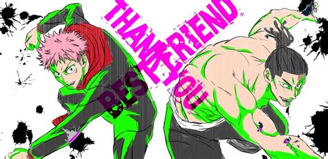 Itadori Yuuji And Toudou Aoi Jujutsu Kaisen Drawn By Daihatsusaku