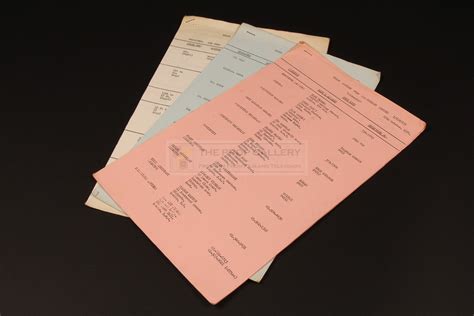 The Prop Gallery Production Used Script