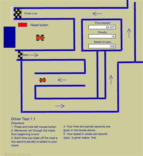 Driver Test 1 1 Play Online On Flash Museum 🕹️