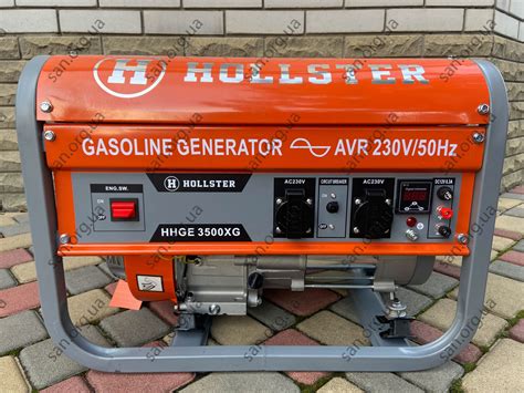 Бензо-газовый Генератор Однофазный 3.0 КВт/3.5 КВт HOLLSTER HHGE 3500XG ...