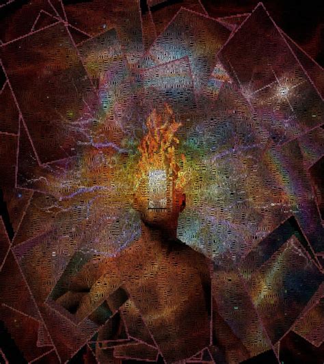 Burning Mind Stock Illustration Illustration Of Composed 141086830